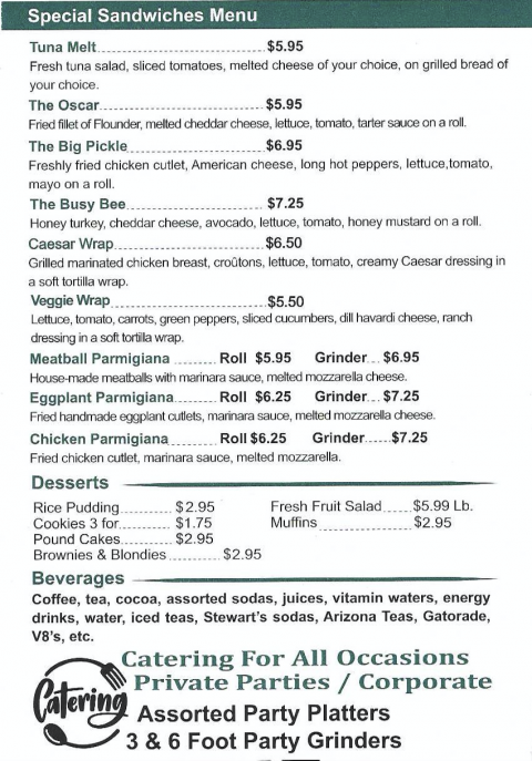 Breakfast/ Lunch Menu – Pickle Barrel