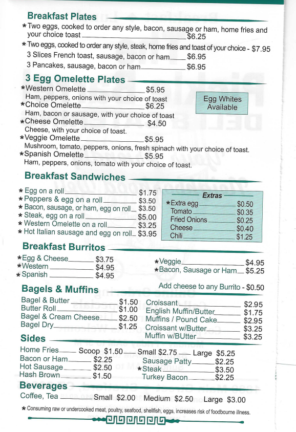 Breakfast/ Lunch Menu – Pickle Barrel